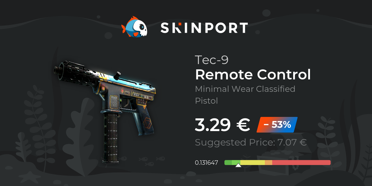 Tec-9 | Remote Control (Minimal Wear) - Counter-Strike 2 - Skinport