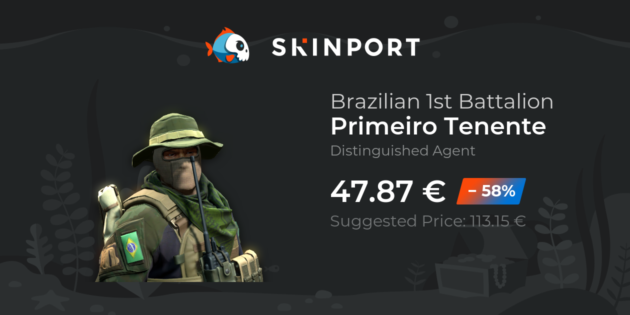Primeiro Tenente | Brazilian 1st Battalion - Counter-Strike 2 - Skinport