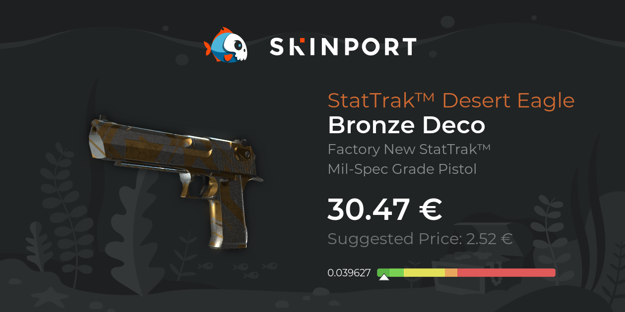 StatTrak™ Desert Eagle | Bronz Deko (Fabrikadan Yeni Çıkmış) - Counter ...