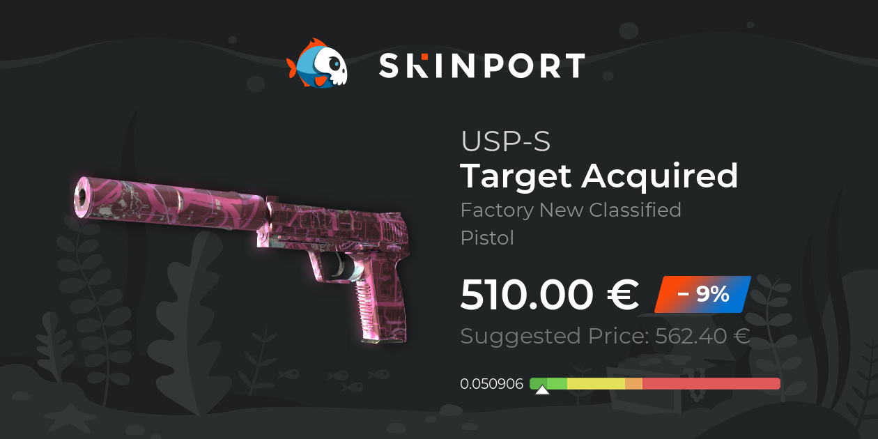 USP-S | Target Acquired (Factory New) - Counter-Strike 2 - Skinport