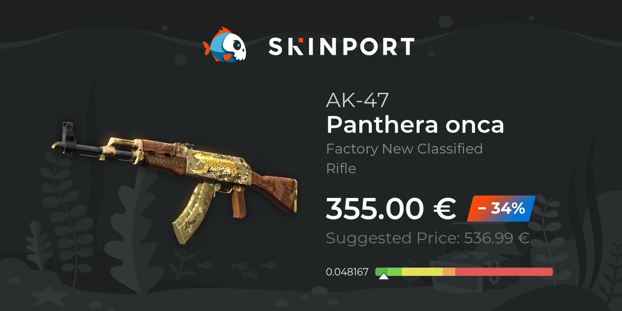 AK-47 | Panthera onca (Factory New) - Counter-Strike 2 - Skinport