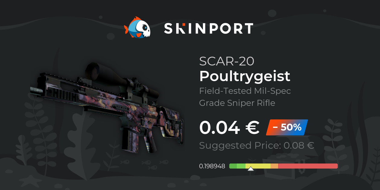 SCAR-20 | Poultrygeist (Field-Tested) - Counter-Strike 2 - Skinport