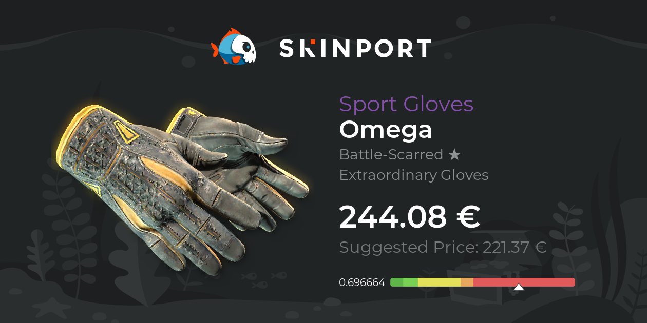 Sport Gloves | Omega (Battle-Scarred) - Counter-Strike 2 - Skinport