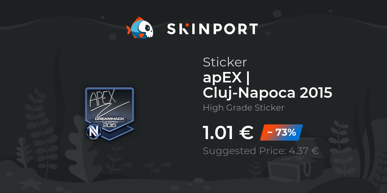 Sticker | apEX | Cluj-Napoca 2015 - Counter-Strike 2 - Skinport
