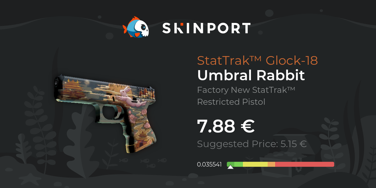 StatTrak™ Glock-18 | Umbral Rabbit (Factory New) - Counter-Strike 2 ...