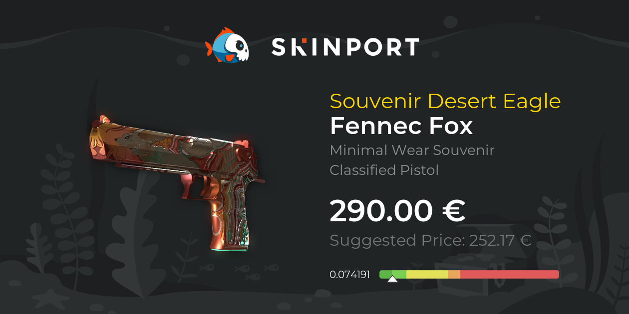 Souvenir Desert Eagle | Fennec Fox (Minimal Wear) - Counter-Strike 2 ...