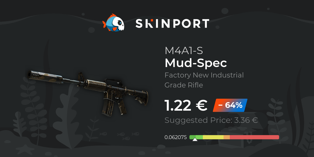 M4A1-S | Mud-Spec (Factory New) - Counter-Strike 2 - Skinport