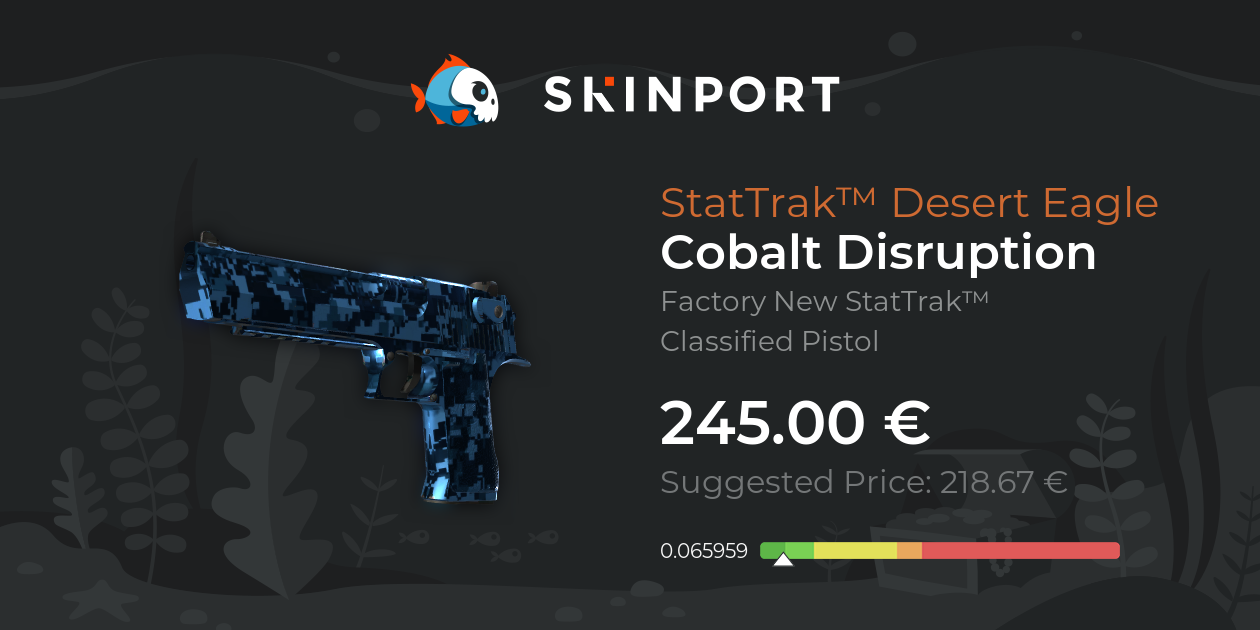 StatTrak™ Desert Eagle | Cobalt Disruption (Factory New) - Counter ...