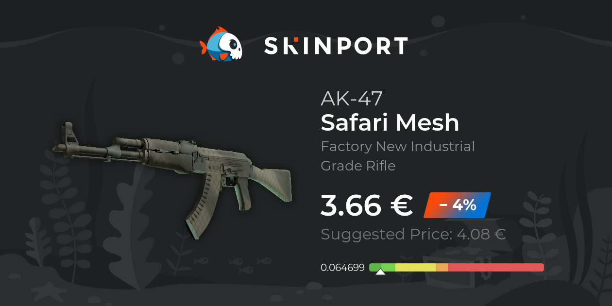 AK-47 | Safari Mesh (Factory New) - CS:GO - Skinport
