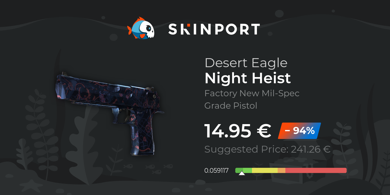 Desert Eagle | Night Heist (Factory New) - Counter-Strike 2 - Skinport