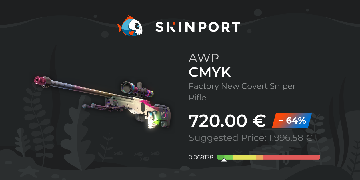 AWP | CMYK (Fabrikneu) - Counter-Strike 2 - Skinport