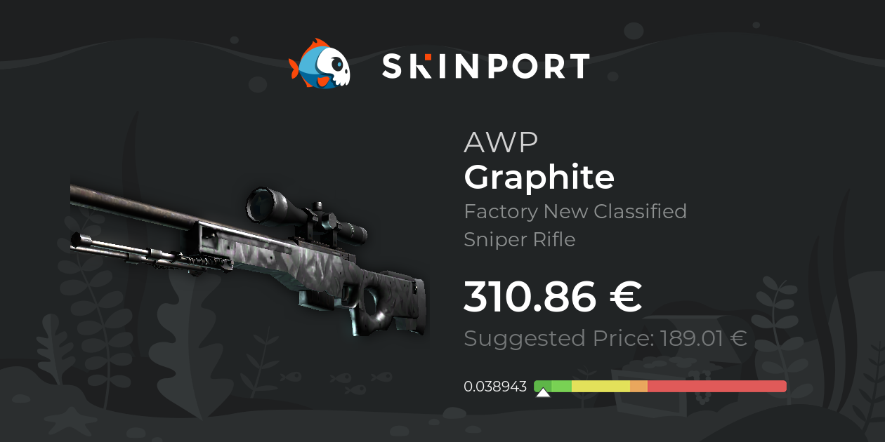 AWP | Graphit (Fabrikneu) - CS:GO - Skinport
