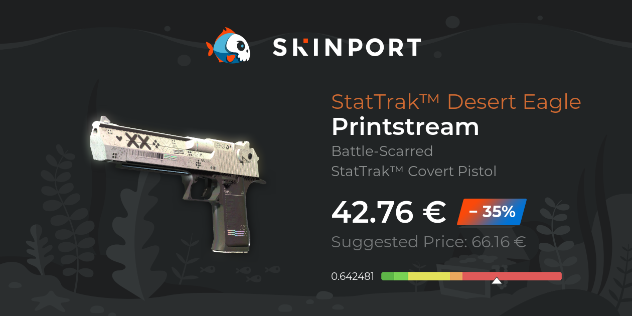 StatTrak™ Desert Eagle | Printstream (Battle-Scarred) - Counter-Strike ...