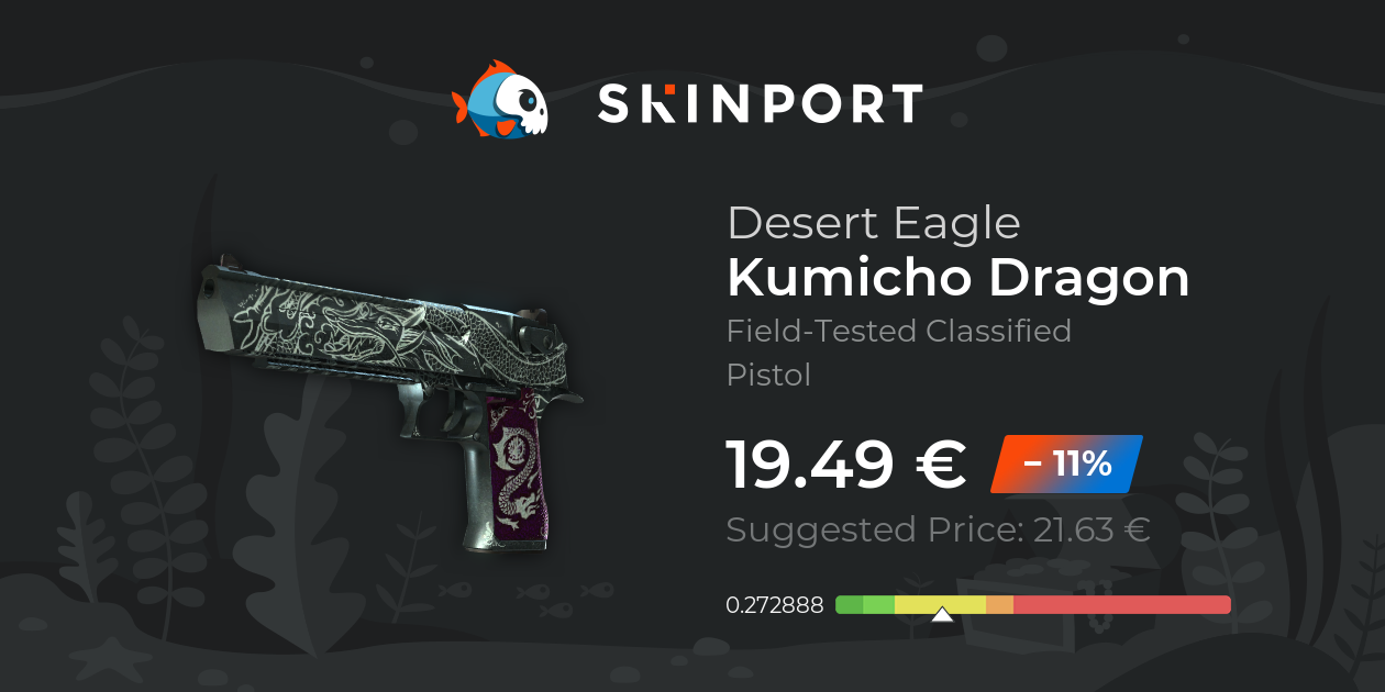 Desert Eagle | Kumicho Dragon (Field-Tested) - Counter-Strike 2 - Skinport