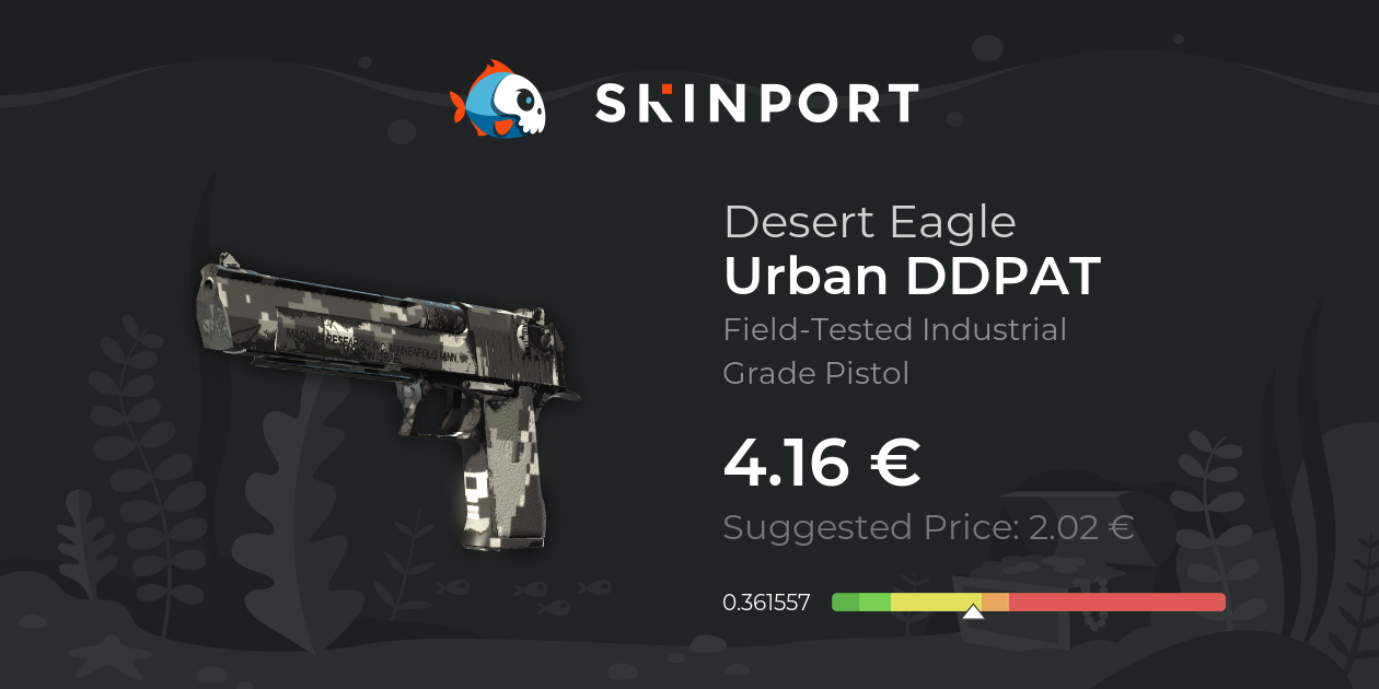 Desert Eagle | Urban DDPAT (Field-Tested) - Counter-Strike 2 - Skinport