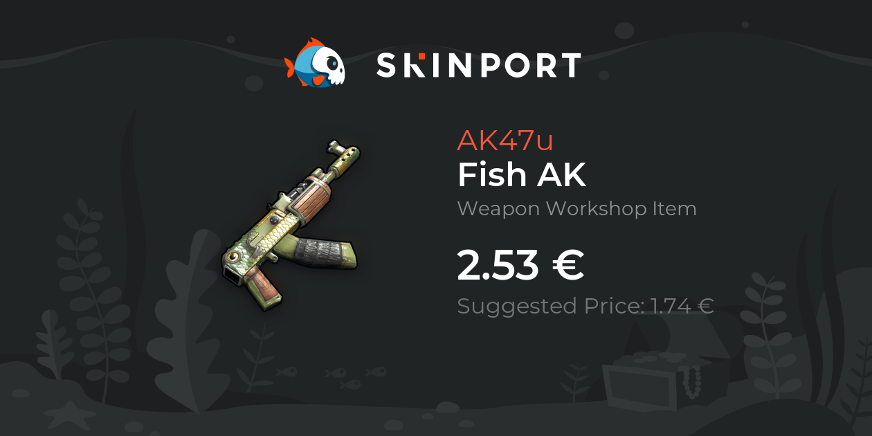 Fish AK - Rust - Skinport