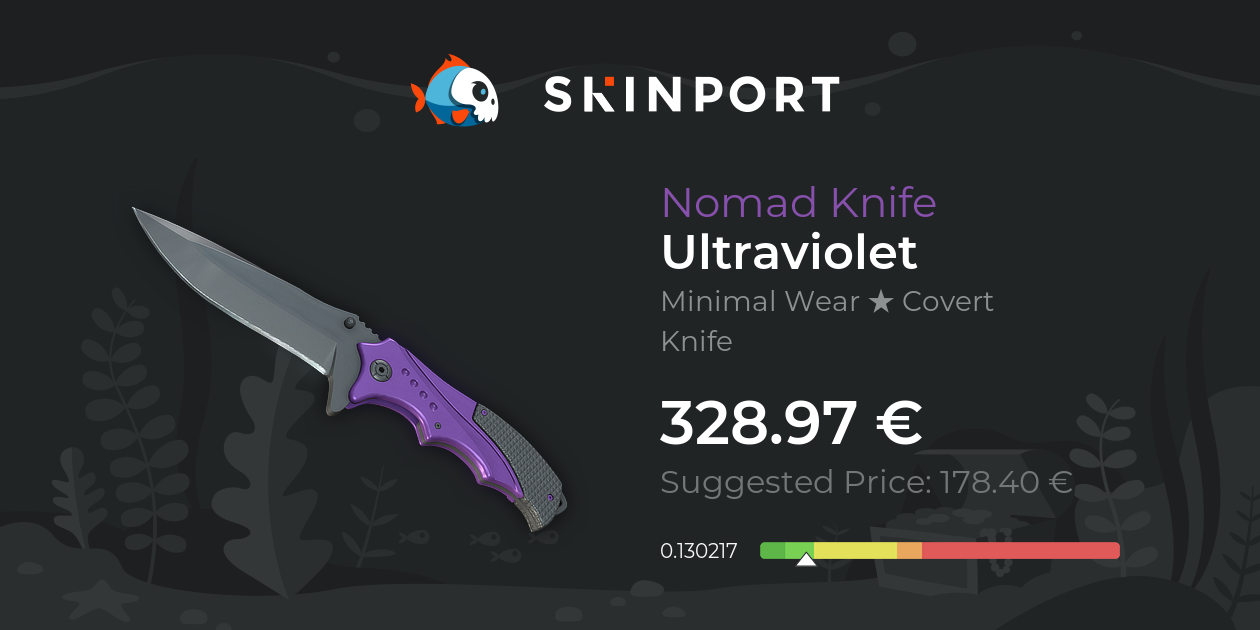 Nomad Knife | Ultraviolet (Minimal Wear) - Counter-Strike 2 - Skinport