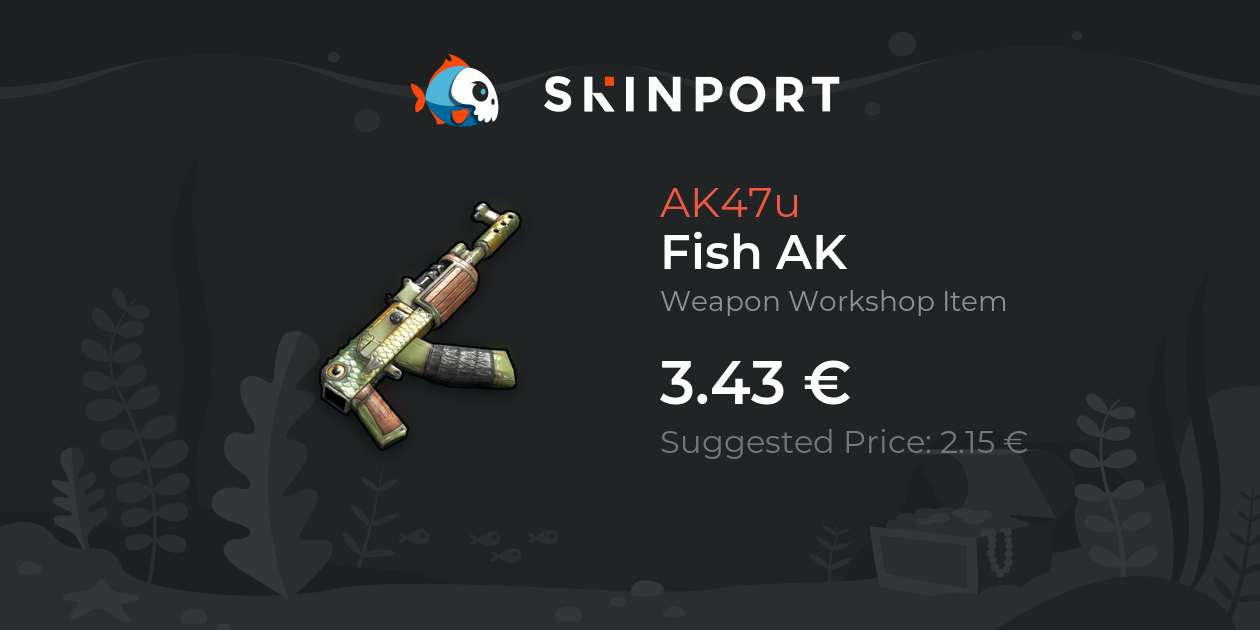 Fish AK - Rust - Skinport
