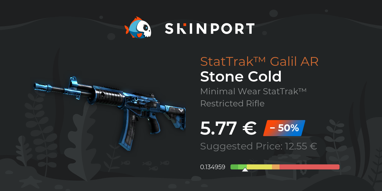 StatTrak™ Galil AR | Stone Cold (Minimal Wear) - Counter-Strike 2 ...