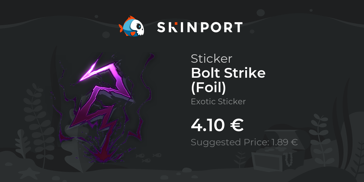 Sticker | Bolt Strike (Foil) - Counter-Strike 2 - Skinport