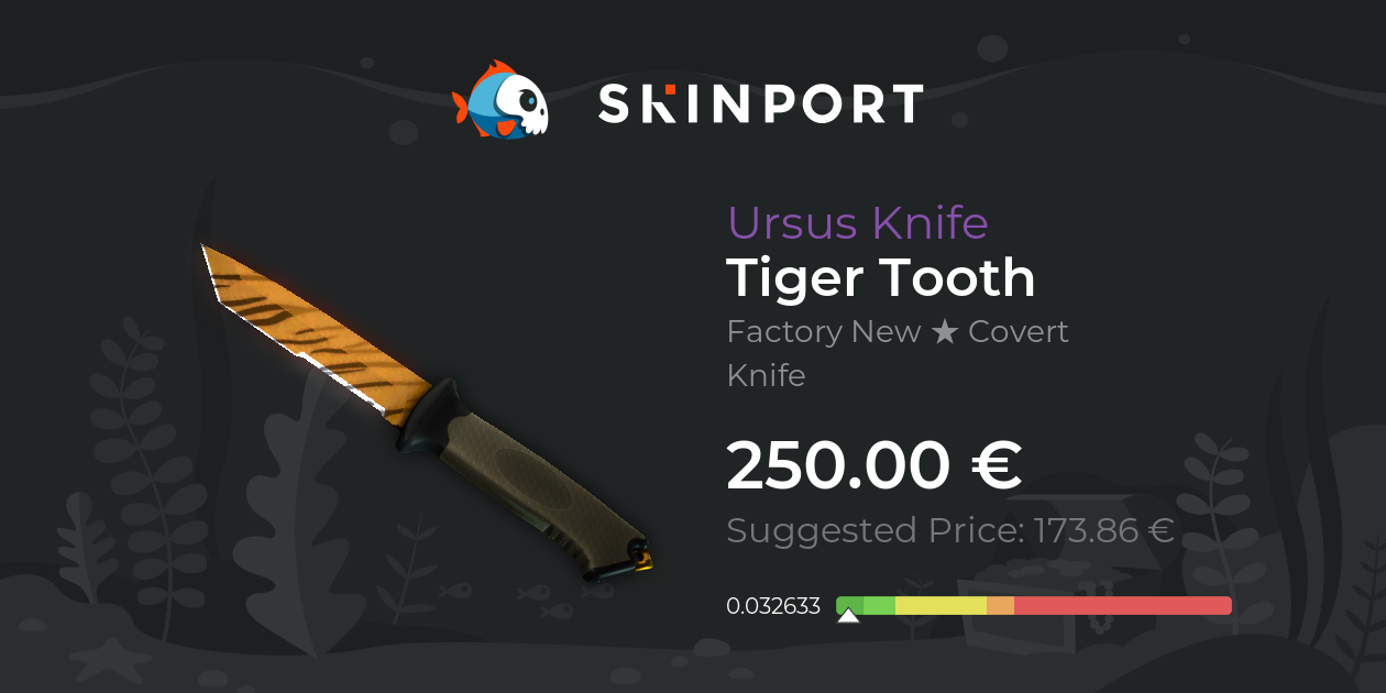 Ursus Knife | Tiger Tooth (Factory New) - Counter-Strike 2 - Skinport