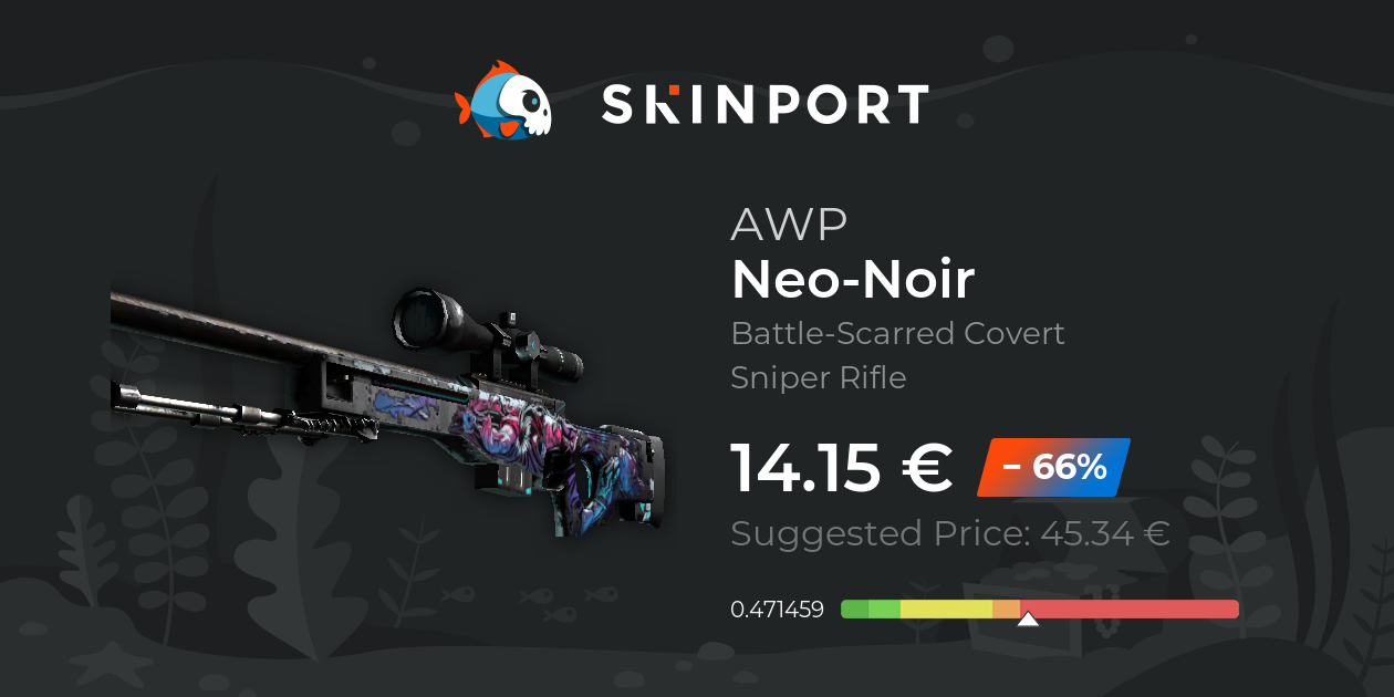 AWP | Neo-Noir (Battle-Scarred) - Counter-Strike 2 - Skinport