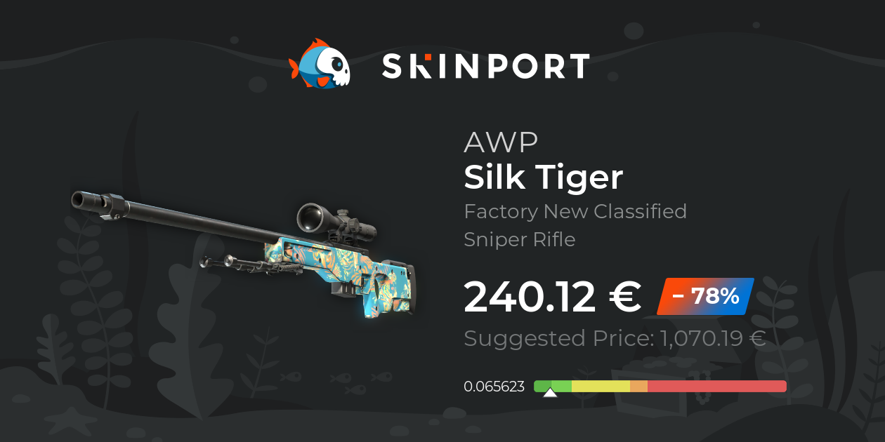 AWP | Silk Tiger (Factory New) - Counter-Strike 2 - Skinport