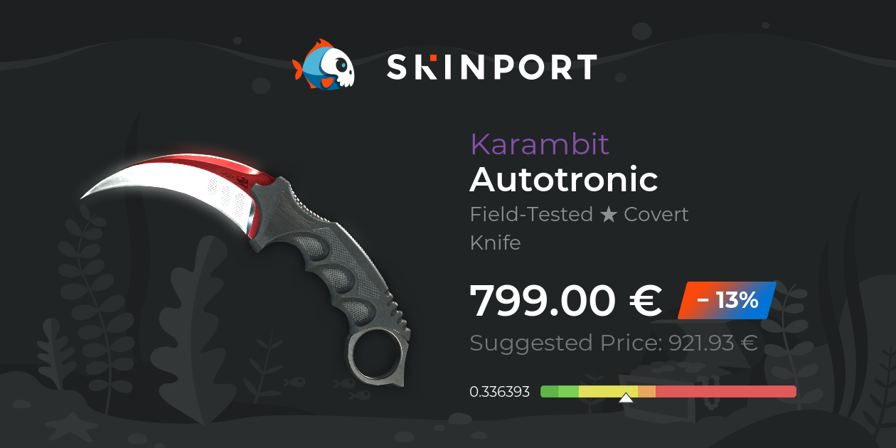 Karambit | Autotronic (Field-Tested) - Counter-Strike 2 - Skinport