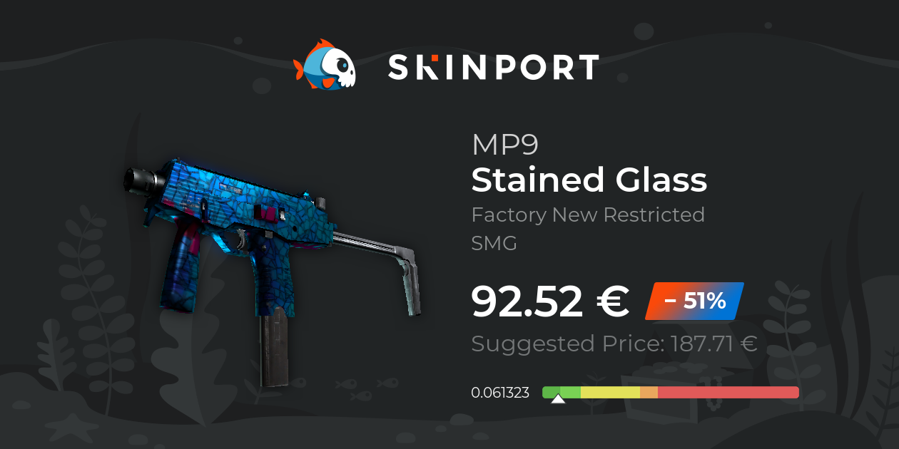 MP9 | Stained Glass (Factory New) - CS2 - Skinport
