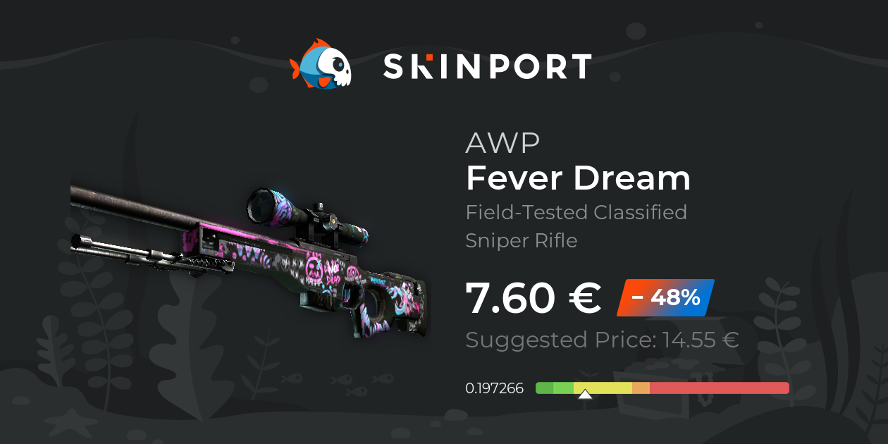 AWP | Fever Dream (Field-Tested) - CS:GO - Skinport