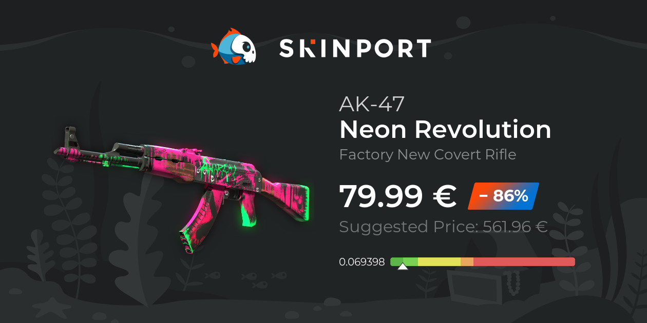 AK-47 | Neon Revolution (Factory New) - Counter-Strike 2 - Skinport