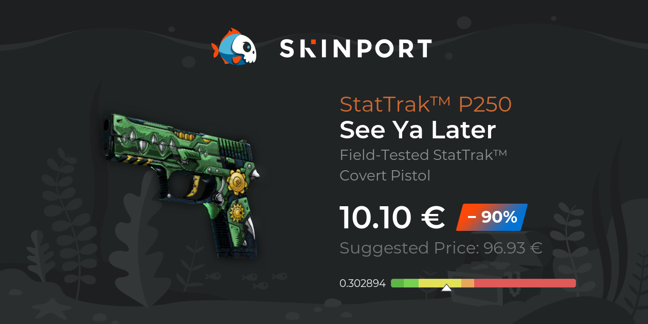P250 (StatTrak™) | Alligator (Einsatzerprobt) - Counter-Strike 2 - Skinport