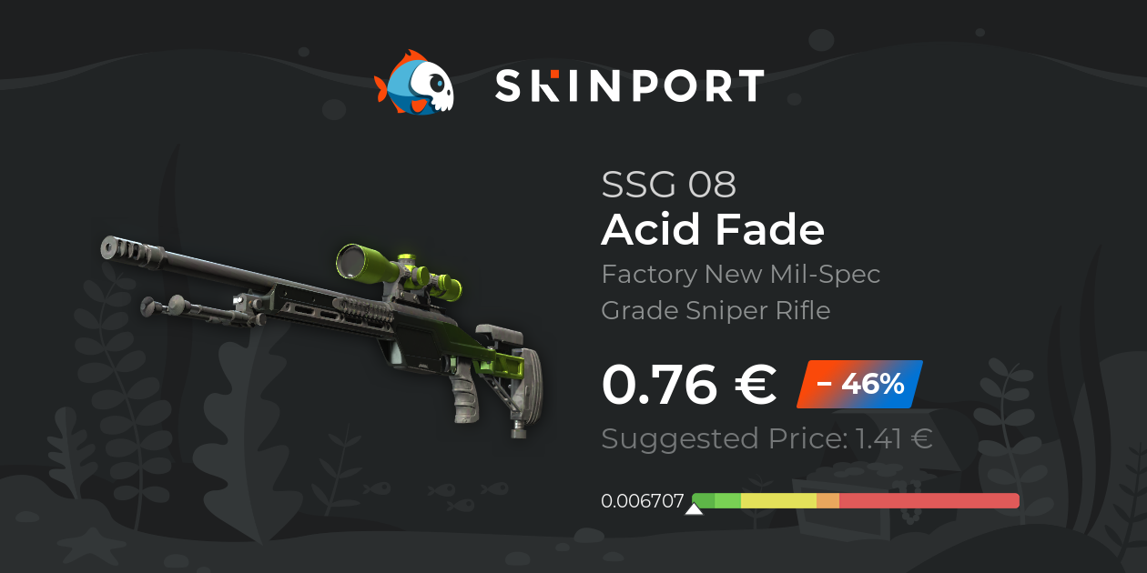 SSG 08 | Acid Fade (Factory New) - Counter-Strike 2 - Skinport