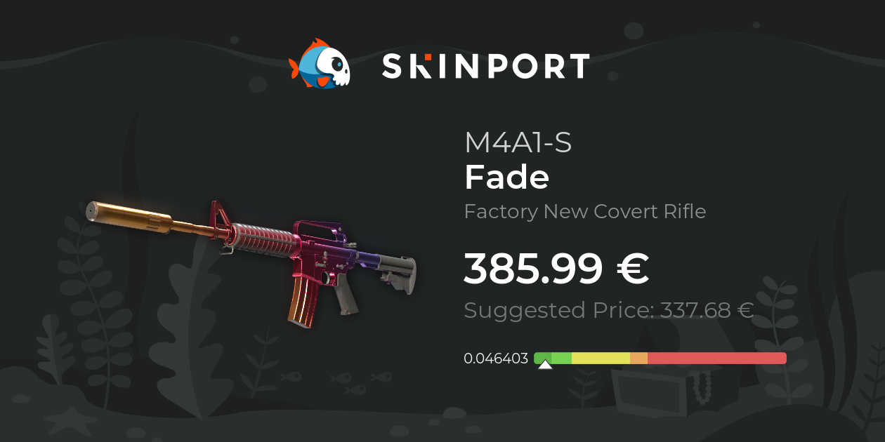 M4A1-S | Fade (Factory New) - Counter-Strike 2 - Skinport