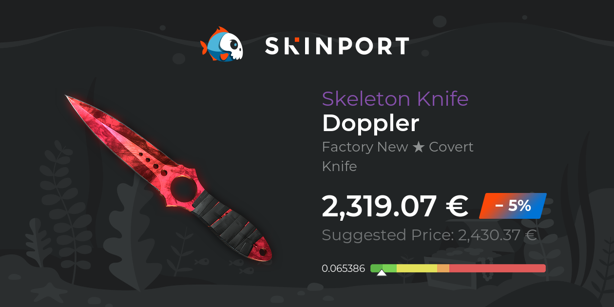 Skeleton Knife | Doppler (Factory New) - Counter-Strike 2 - Skinport