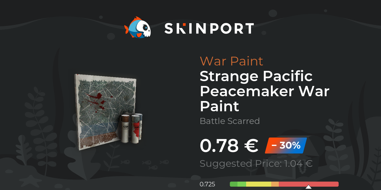 Strange Pacific Peacemaker War Paint (Battle Scarred) - Team Fortress 2 ...
