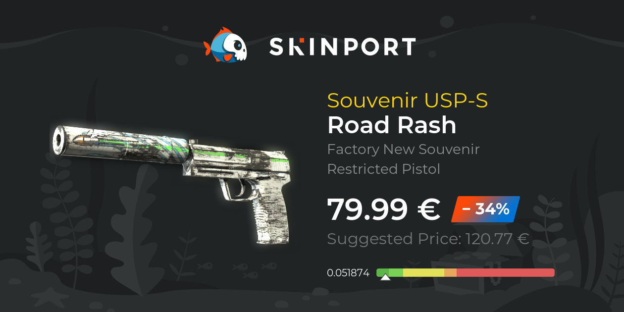 Souvenir USP-S | Road Rash (Factory New) - Counter-Strike 2 - Skinport