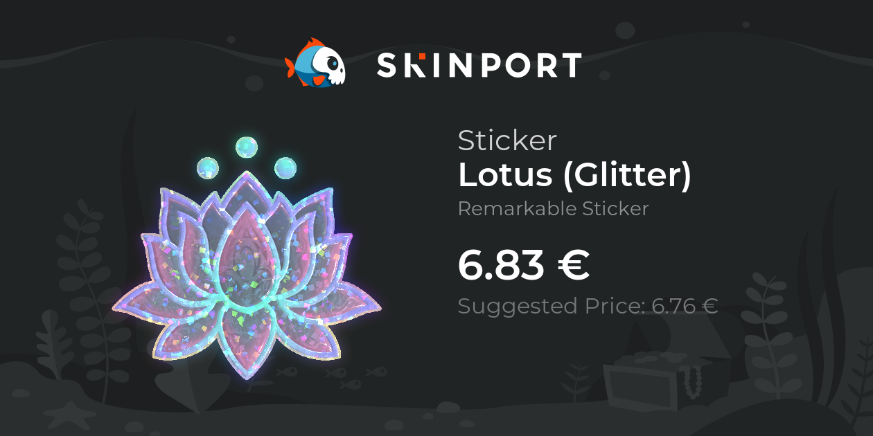 Sticker | Lotus (Glitter) - Counter-Strike 2 - Skinport