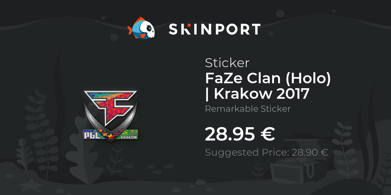 Sticker | FaZe Clan (Holo) | Krakow 2017 - Counter-Strike 2 - Skinport