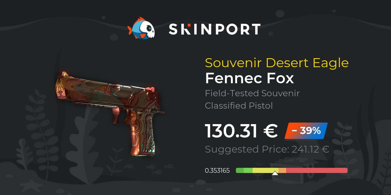 Souvenir Desert Eagle | Fennec Fox (Field-Tested) - Counter-Strike 2 ...