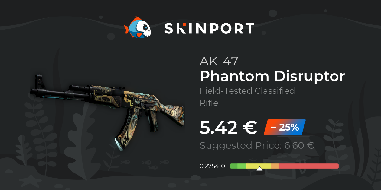 AK-47 | Phantom Disruptor (Field-Tested) - CS2 - Skinport