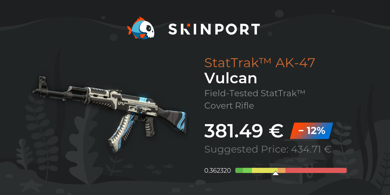 StatTrak™ AK-47 | Vulcan (Field-Tested) - Counter-Strike 2 - Skinport