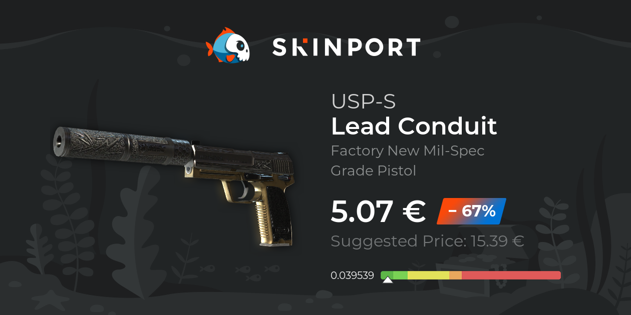 USP-S | Lead Conduit (Factory New) - Counter-Strike 2 - Skinport