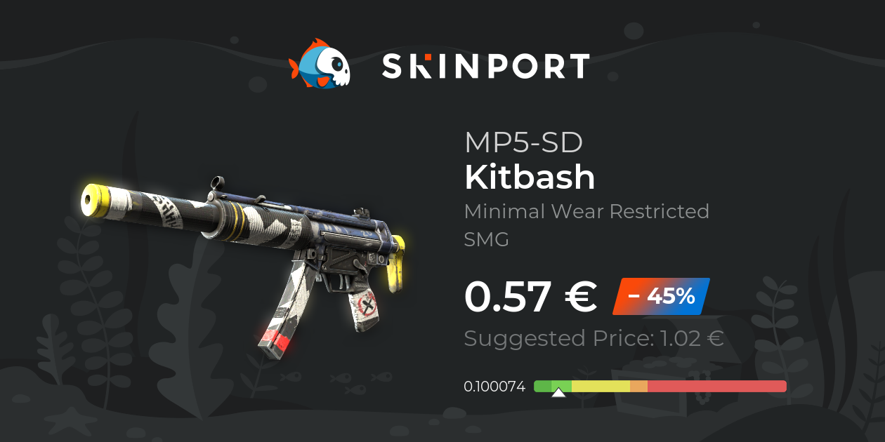 MP5-SD | Kitbash (Minimal Wear) - Counter-Strike 2 - Skinport