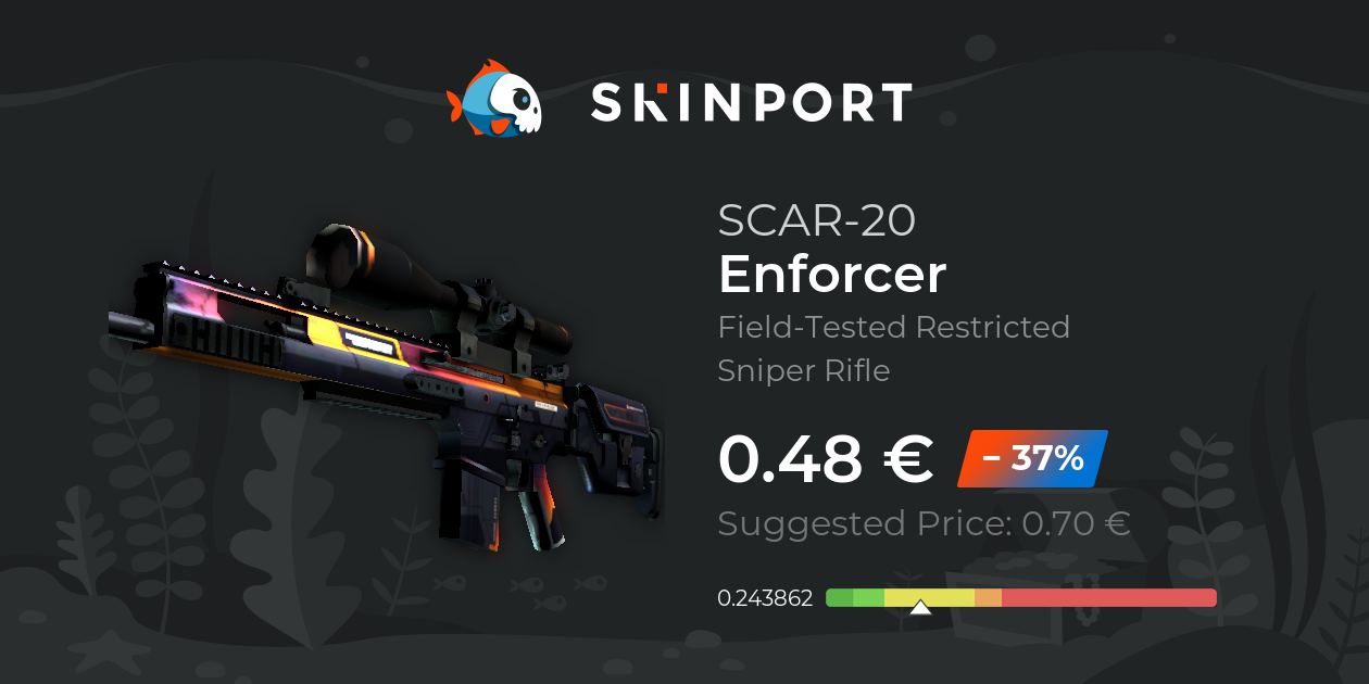 SCAR-20 | Enforcer (Field-Tested) - Counter-Strike 2 - Skinport