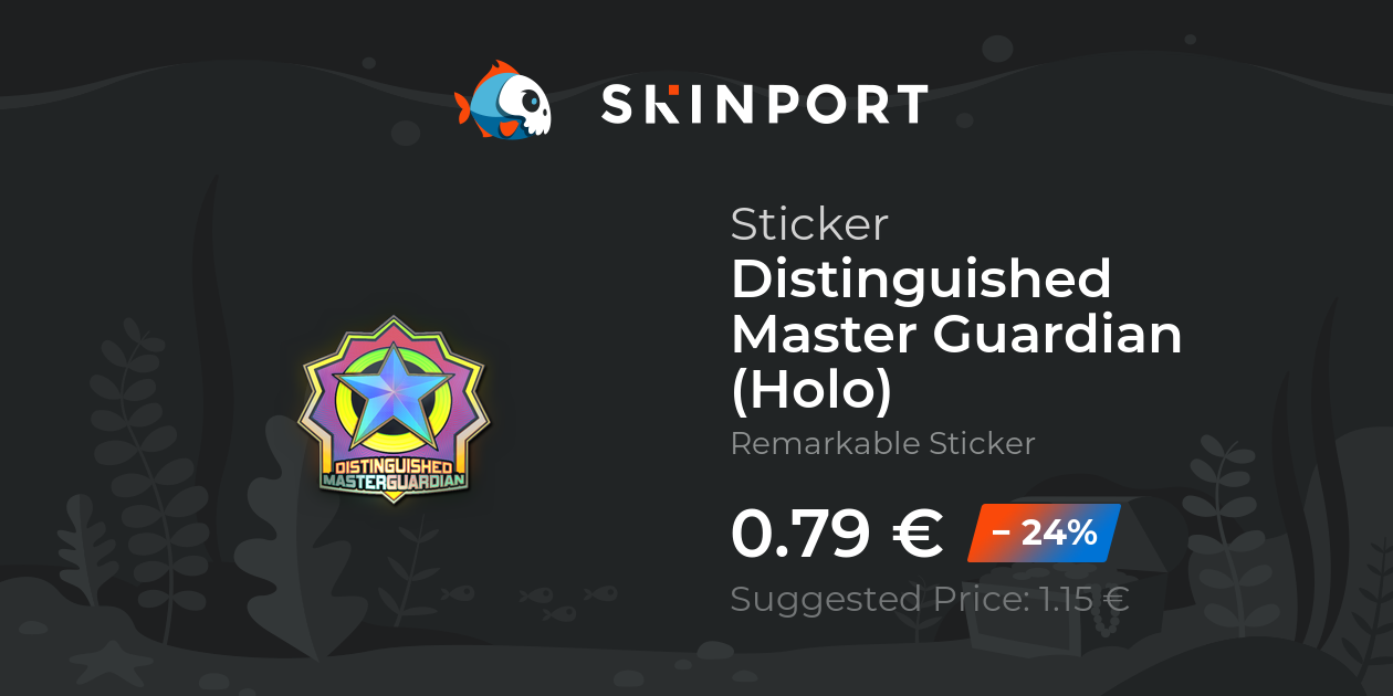 Sticker | Distinguished Master Guardian (Holo) - Counter-Strike 2 ...