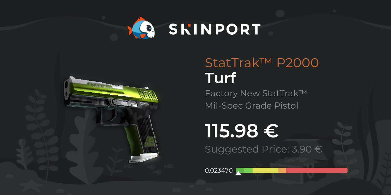 StatTrak™ P2000 | Turf (Factory New) - CS2 - Skinport