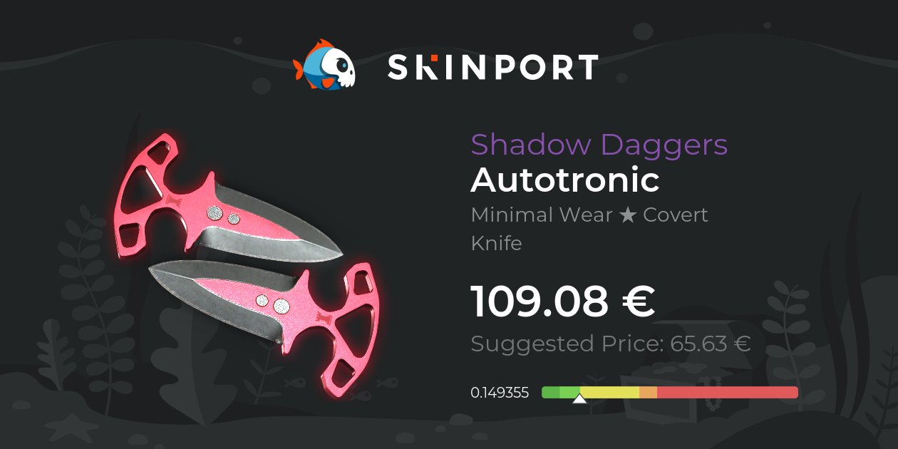 Shadow Daggers | Autotronic (Minimal Wear) - Counter-Strike 2 - Skinport