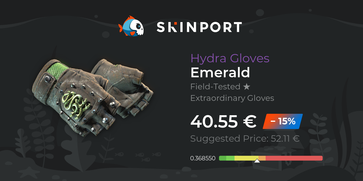 Hydra Gloves | Emerald (Field-Tested) - Counter-Strike 2 - Skinport
