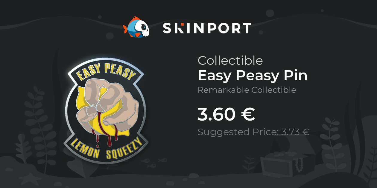 Easy Peasy Pin - Counter-Strike 2 - Skinport